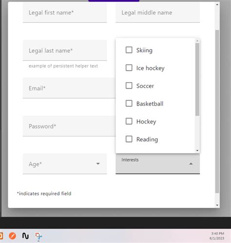 I Am Using Vuetify Template Form In A Dialog And Copying The Exact Same Code To My Local Vue