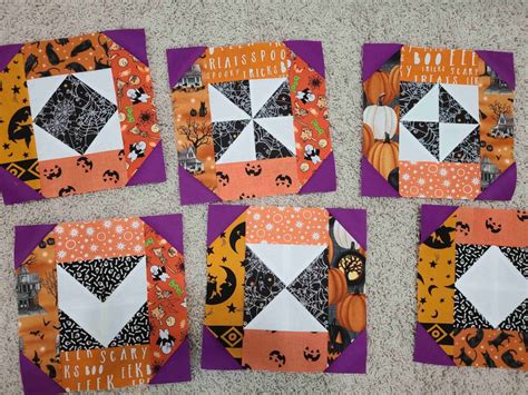 Four Patch Pumpkins Pattern Sew Much Moore Four Patch Pumpkins Pattern Sew Much Moore