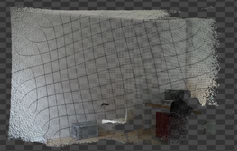 Fixed Kinect V2 Color Point Cloud Shows Unwanted Line Pattern