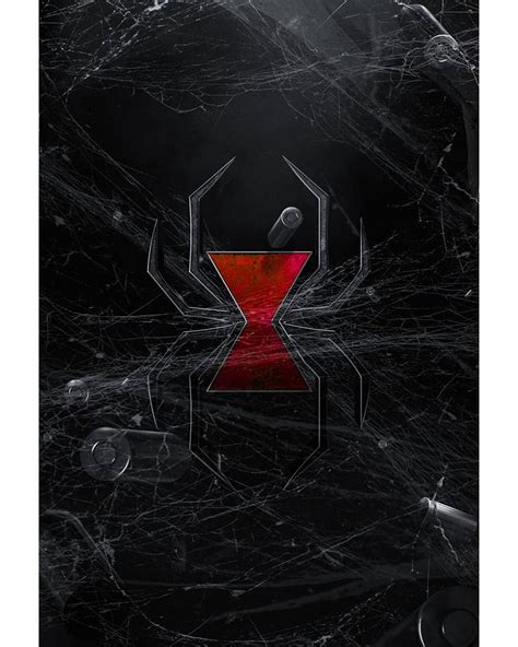 Black Widow Hourglass Symbol