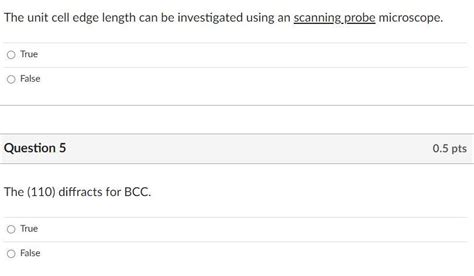 Solved The Unit Cell Edge Length Can Be Investigated Using