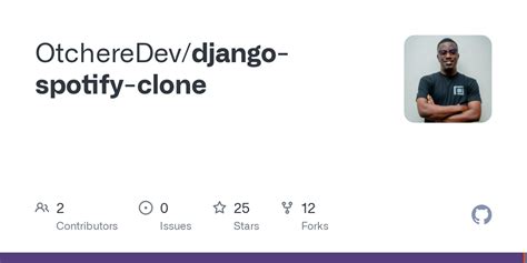 github otcheredev django spotify clone