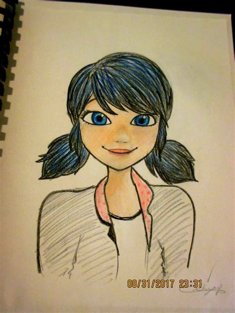 Marinette Drawing By Shiyan Vanderplaats Shiyan