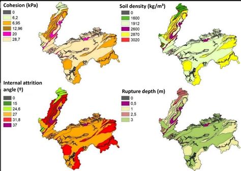 Spatialization Of The Geotechnical Data Download Scientific Diagram