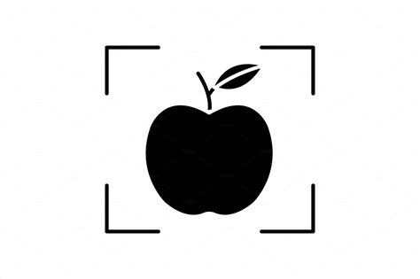 Object Detection App Glyph Icon Icons ~ Creative Market