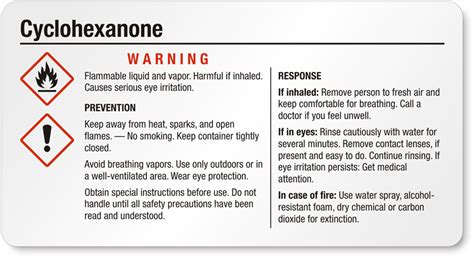 Cyclohexanone Labels