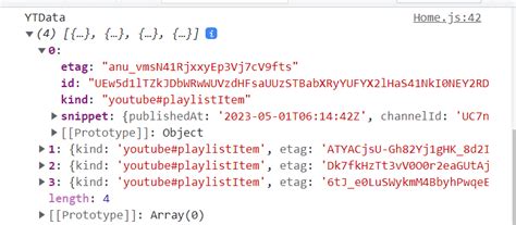 Javascript Access Youtube Api Response Data With Usestate Stack Overflow