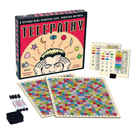 Telepathy Game | Family Board Game, Telepathy Puzzle Game | Family ...