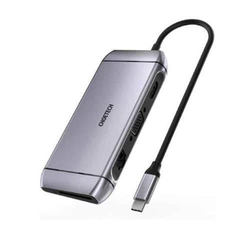 Choetech In Usb C Hub Silver Alpha Store