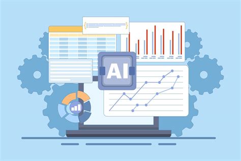 Ai Enhanced Data Visualization Concept For Business Insights Use Ai To Transform Data Into