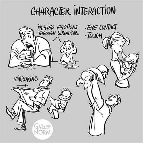 Uesday Tips Character Interaction Its Hard Enough To Draw And Pose