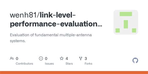 Link Level Performance Evaluation Of Siso Simo Miso Documents Wlc Evaluation 1 Pdf At Master