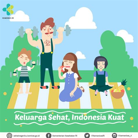 Gambar Kartun Keluarga Sehat 55 Koleksi Gambar
