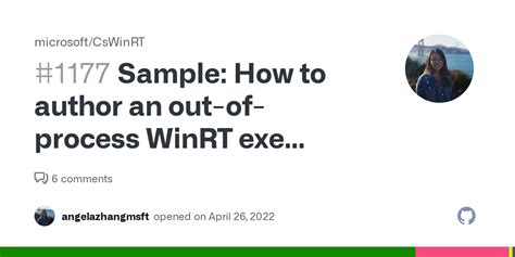 Sample How To Author An Out Of Process Winrt Exe Server With Cswinrt Issue Microsoft