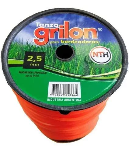 Tanza Grilon 25mm Cuadrada Desmalezadora Motoguadaña X 1kg