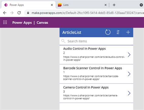 Microsoft Lists With Sharepoint In Power Apps
