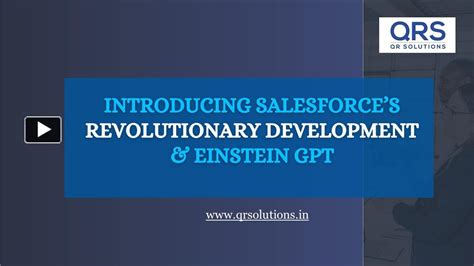 ppt introducing salesforce s revolutionary development and einstein gpt powerpoint presentation