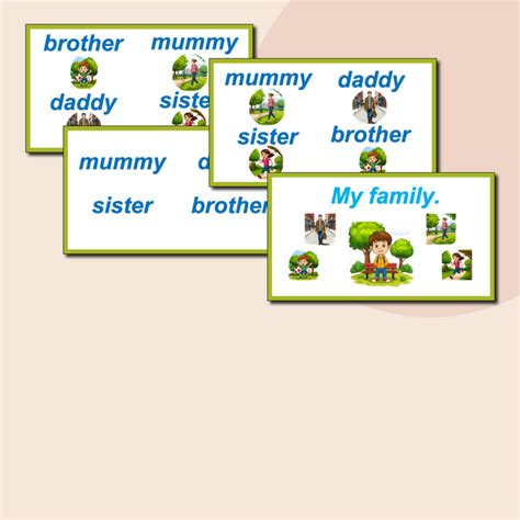 Презентация для урока английского языка по теме «Моя семья