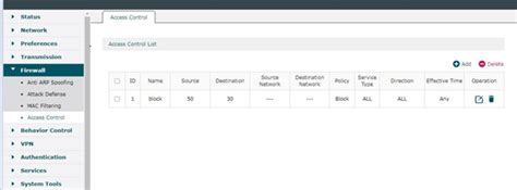 How To Implement VLAN Unidirectional Access Through ACL Configuration Of Business Router TP Link