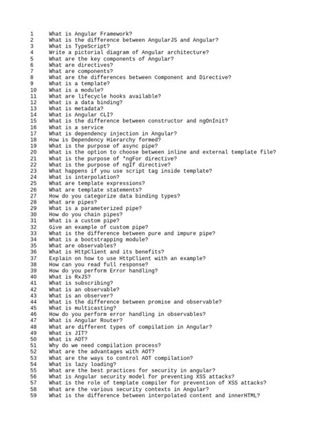 Angular Interview Guide Pdf