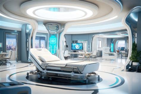 Evolution Of Professional Healthcare Embracing Technological Advancements Stock Illustration