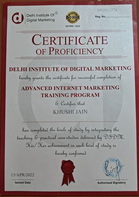 Hey There Im Glad To Share That I Have Successfully Completed A Course… Er Khushi Jain