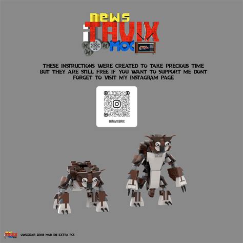 Lego Moc Owlbear 21348 Mod By Itavix Rebrickable Build With Lego