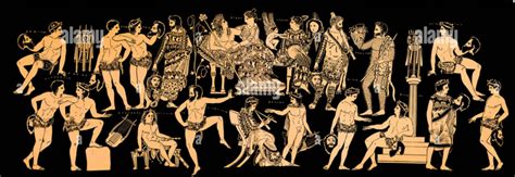 Diagram Of Pronomos Vase Quizlet