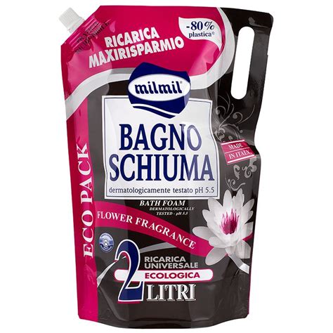 Bagno Schiuma Flower Fragrance Busta Maxi Ricarica 2000ml Mil Mil 76