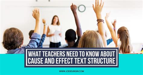 How To Teach Cause And Effect Text Structure In 2025 Teaching With Jodi Durgin And Company
