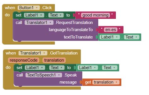 Translator Not Working Properly In The Emulator Mit App Inventor Help Mit App Inventor