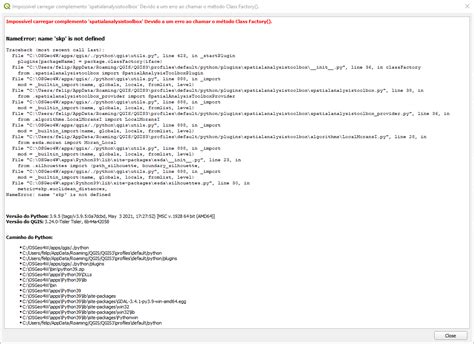 Import Skp Error Issue Parmendel Spatialanalysistoolbox GitHub