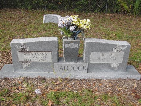 Anna Evans Braddock Haddock 1899 1962 Find A Grave Memorial
