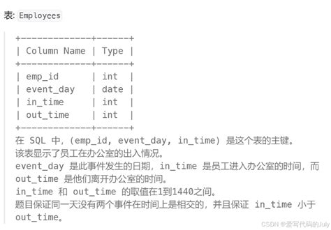 【sql每日一练】day4：leetcode高频习题练习（基础部分完结篇）sql题如下表t1员工行程表求计算出员工每个行程的的费用