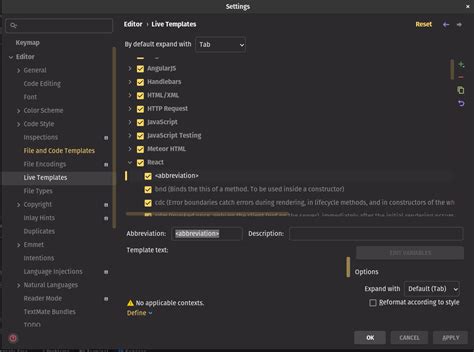 Reactjs Webstorm Functional Snippet React Stack Overflow
