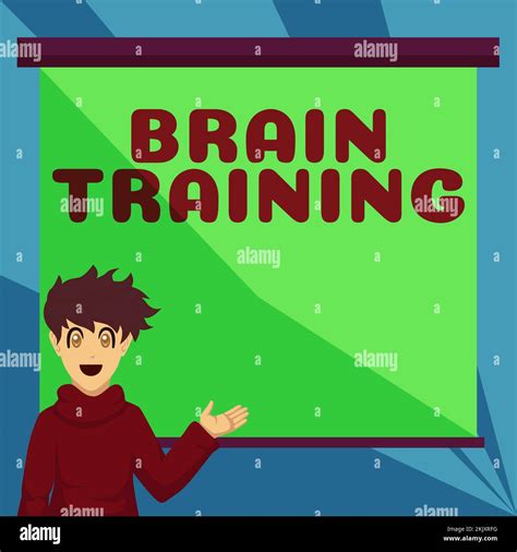 Writing Displaying Text Brain Training Concept Meaning Mental Activities To Maintain Or Improve