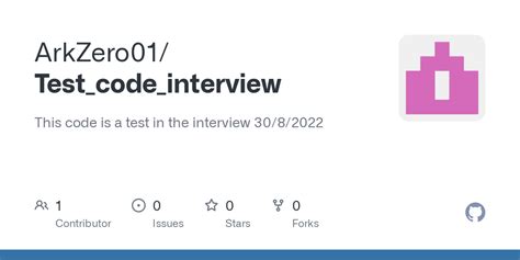 Github Arkzero Test Code Interview This Code Is A Test In The Interview