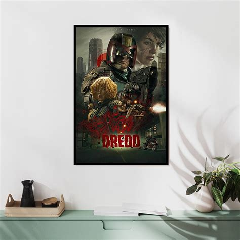 Dredd Movie Poster Classic Vintage Film Poster Room Decor Art Poster For T Canvas Poster