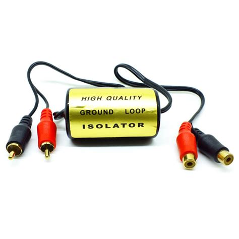 Audio Anti Noise RCA Ground Loop Isolator Noise Fi Vicedeal