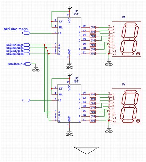 wiring schematic for 8 digit seven segment 7 2 volt display page 2 general discussion
