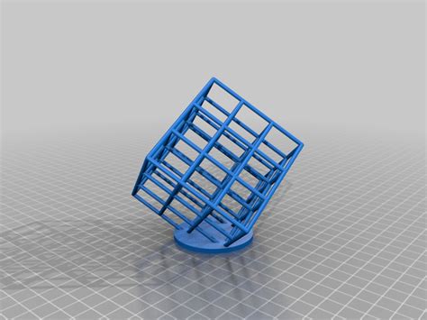 Lattice Cube Holder By Kakeru Download Free Stl Model