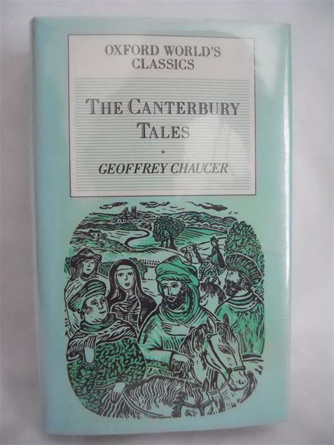 Canterbury Tales Oxford World Classics Goeffrey Chaucer