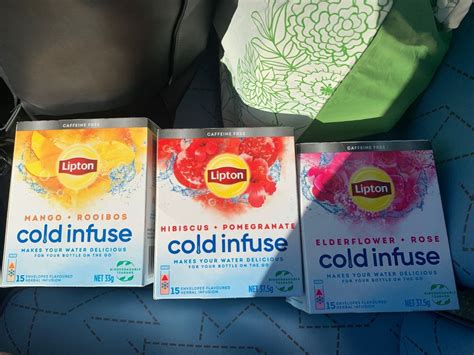 Lipton Cold Infuse Tea Bags Food And Drinks Beverages On Carousell