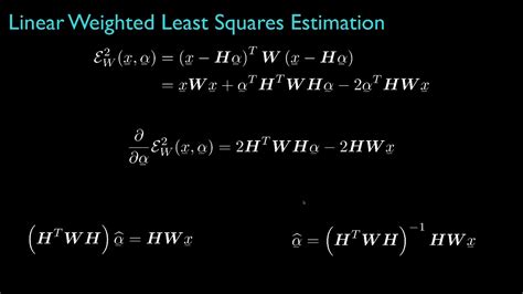 Weighted Least Square Weighted Average Least Squares Wals