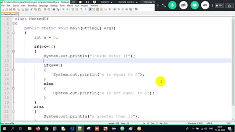 Conditional Statement Java Part 1 Lec 6 Youtube