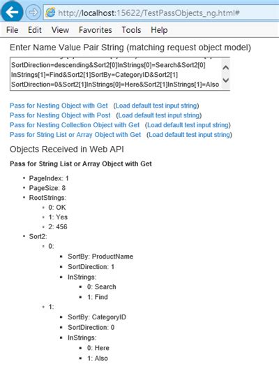 A Custom Model Binder For Passing Complex Objects With Query Strings To