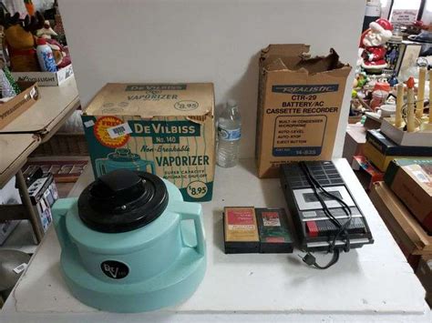 Vintage Vaporizer Cassette Recorder And Cassettes Trice Auctions