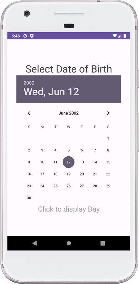 GitHub Sniwas 18 Display Day Using DatePicker
