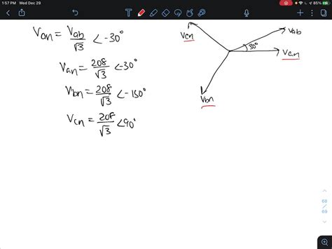 solved hw an abc phase sequence three phase voltage source connected