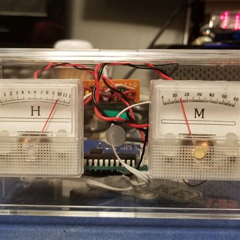 Analog Meter Clock Hackaday Io